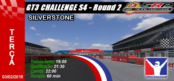 GT3 Challenge S4 – Round 2 : SimRacing Portugal